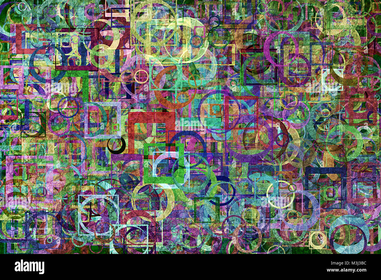 Colorful random circles or bubbles shape & pattern for design ...