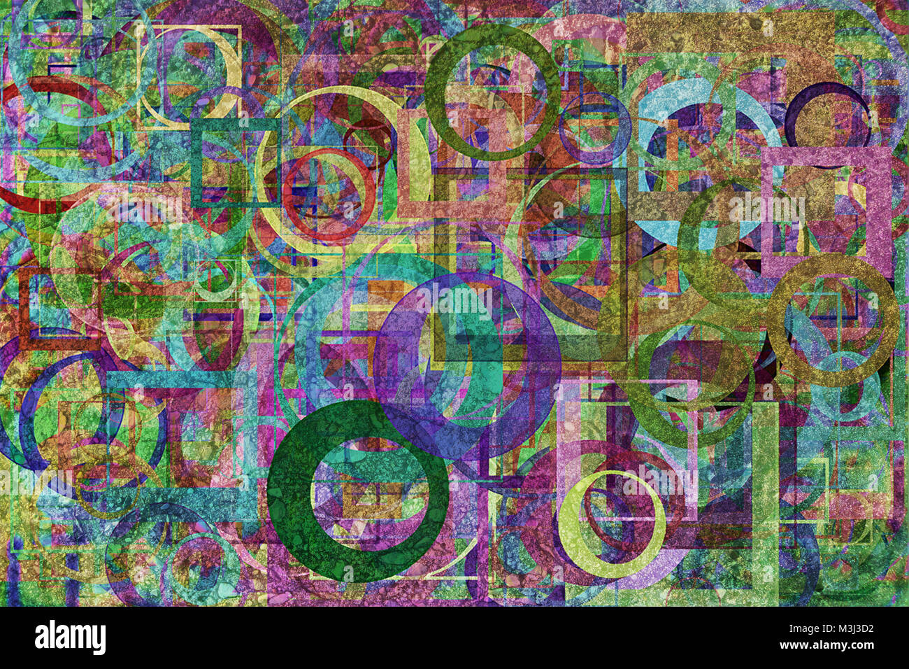 Colorful random circles or bubbles shape & pattern for design ...