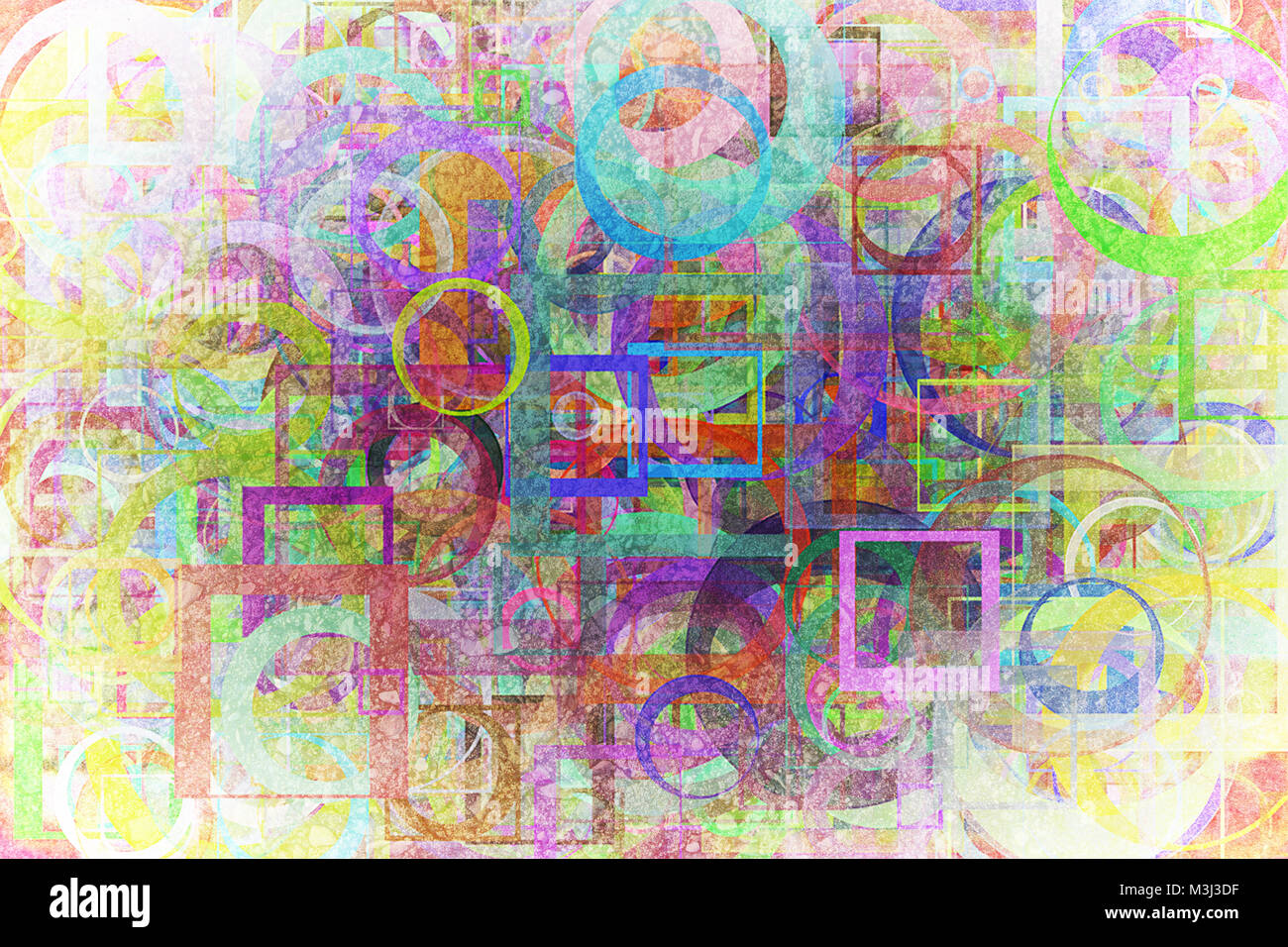 Colorful random circles or bubbles shape & pattern for design ...