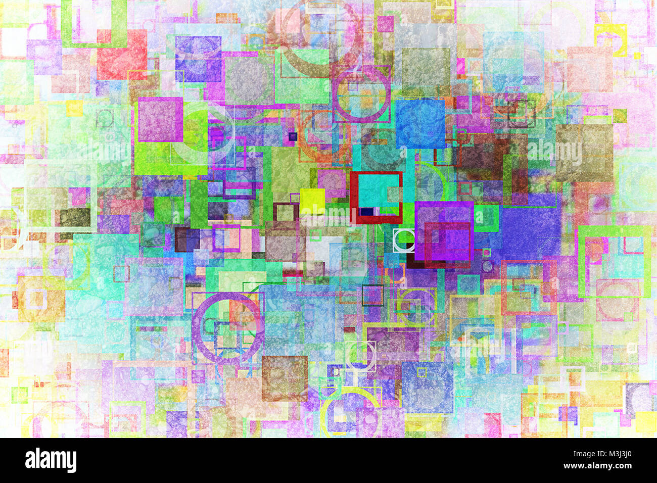 Colorful random circles or bubbles shape & pattern for design ...