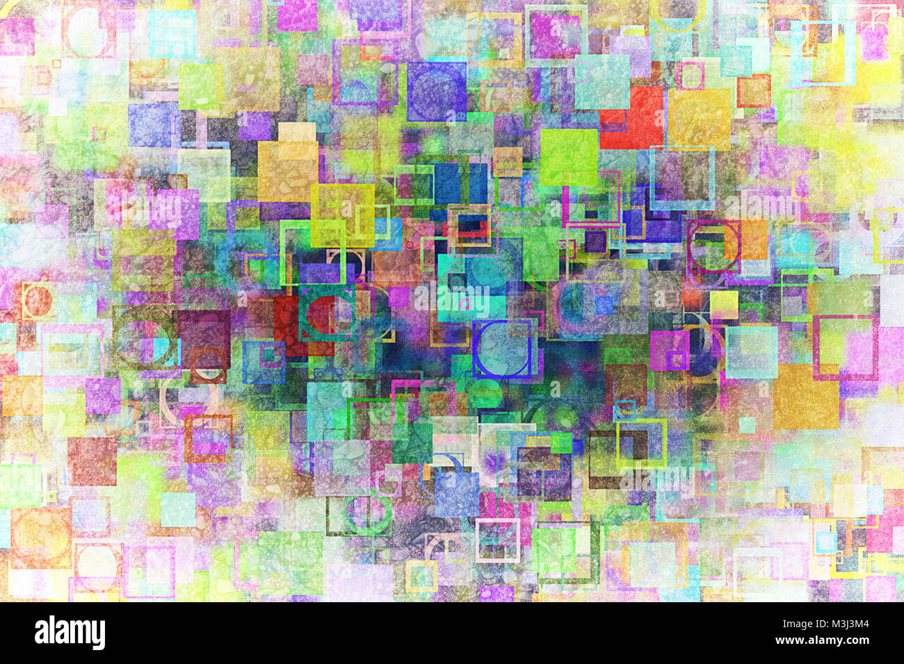 Colorful random circles or bubbles shape & pattern for design ...