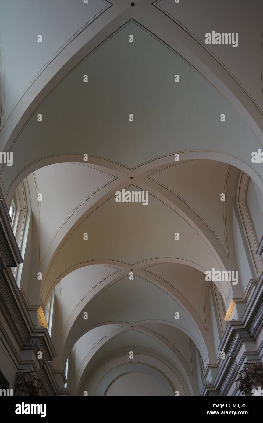 Hallway top arches Stock Photo - Alamy