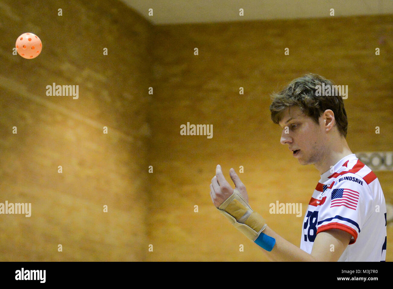 Toronto, Canada. 10th February 2018. Players in action during the USA ...