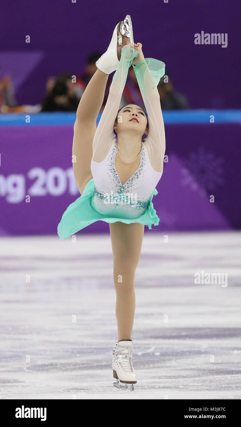 11th Feb, 2018. Women's short skate in team competition at PyeongChang ...