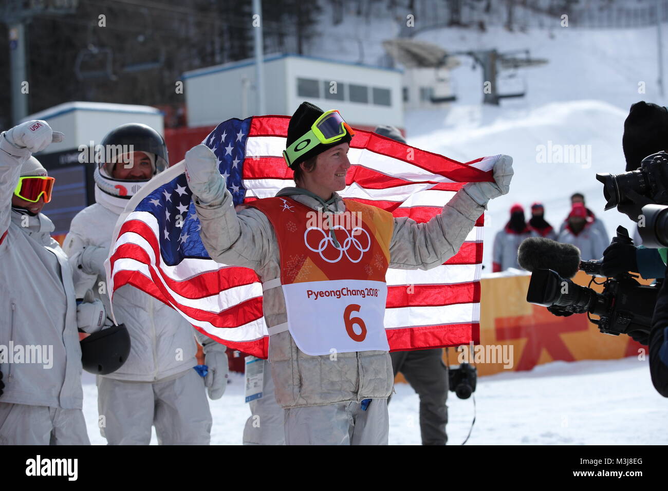 Pyeongchang, South Korea. 11th Feb, 2018. Gold medalist Redmond Gerard ...