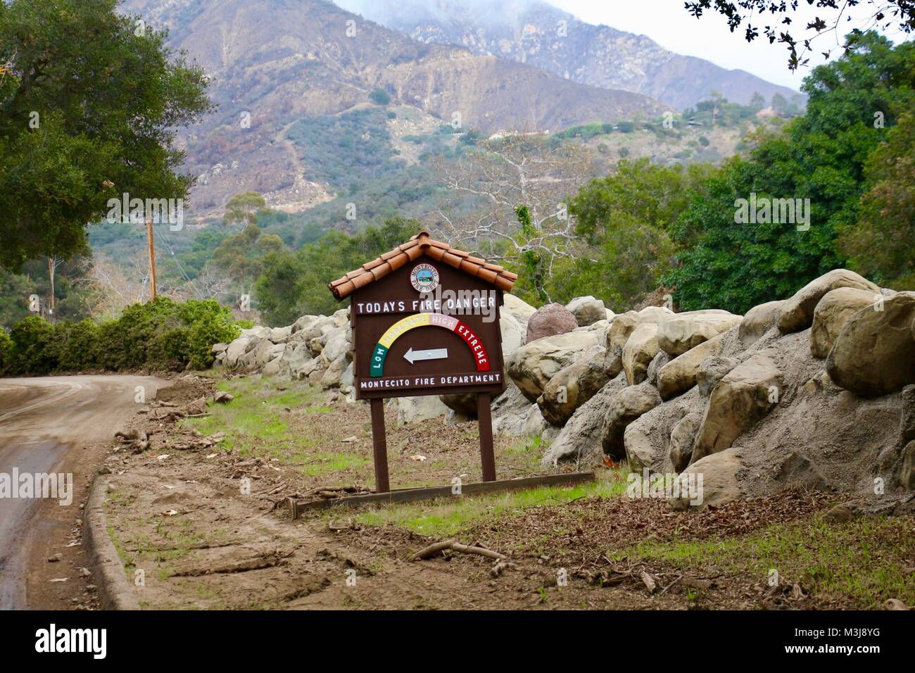 Montecito, California, USA. 19th Jan, 2018. The Montecito Mudslides ...