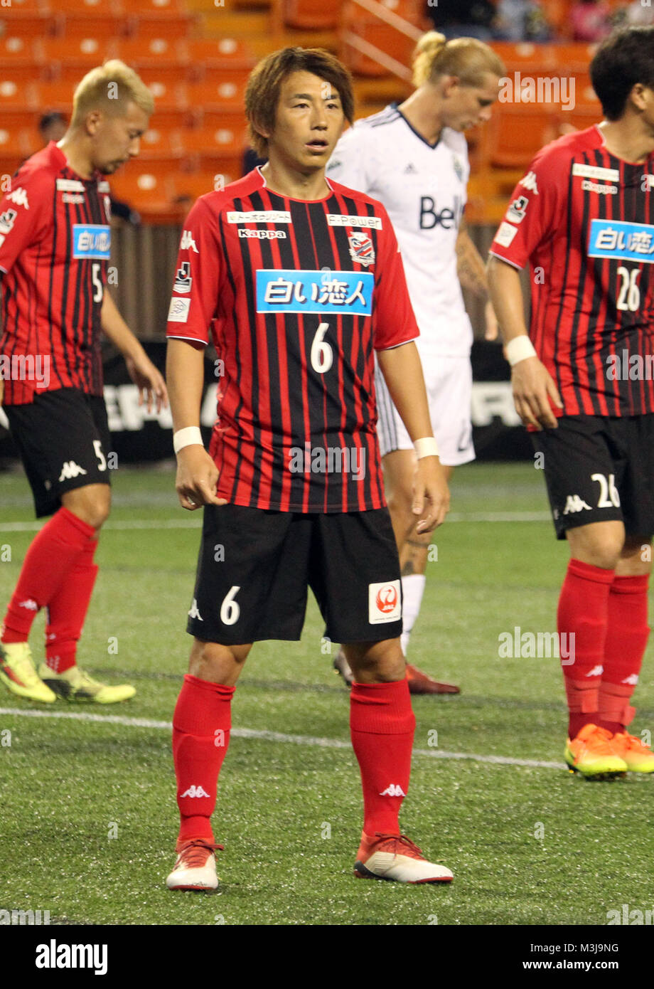 February 10, 2018 - Hokkaido Consadole Sapporo midfielder Shingo Hyodo ...