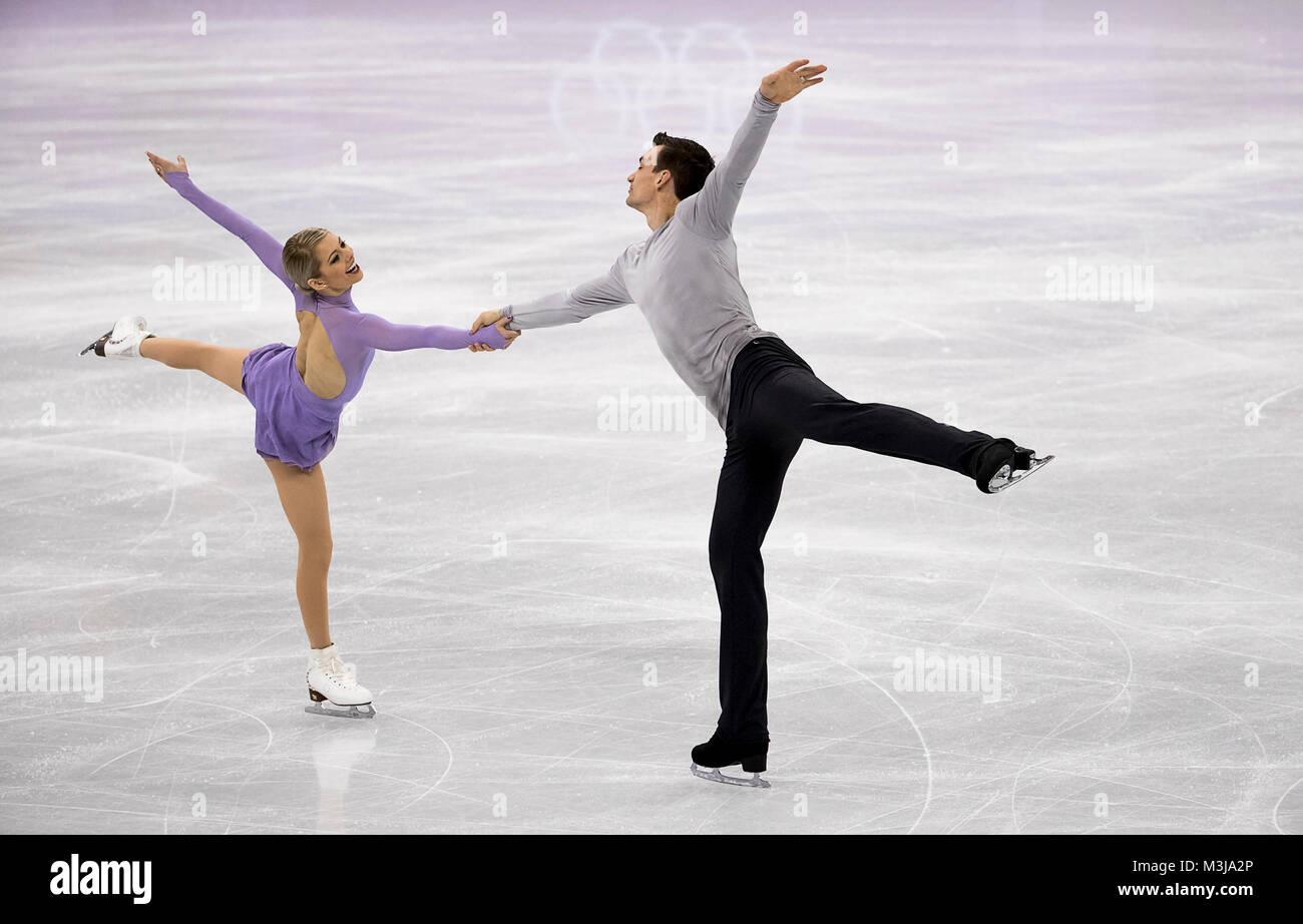 Gangneung, South Korea. 11th Feb, 2018. Alexa Scimeca Knierim and Chris ...