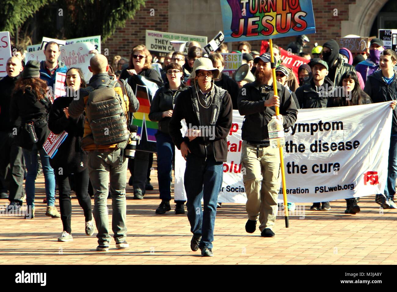 Patriot prayer rally hi-res stock photography and images - Alamy