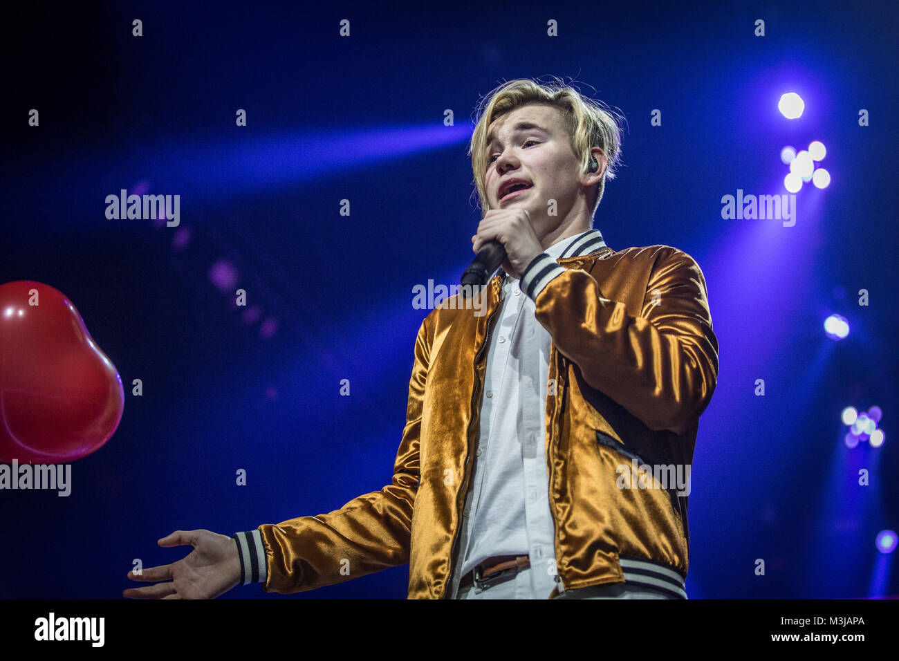 Copenhagen, Denmark. 10th February 2018. The Norwegian pop duo Marcus ...