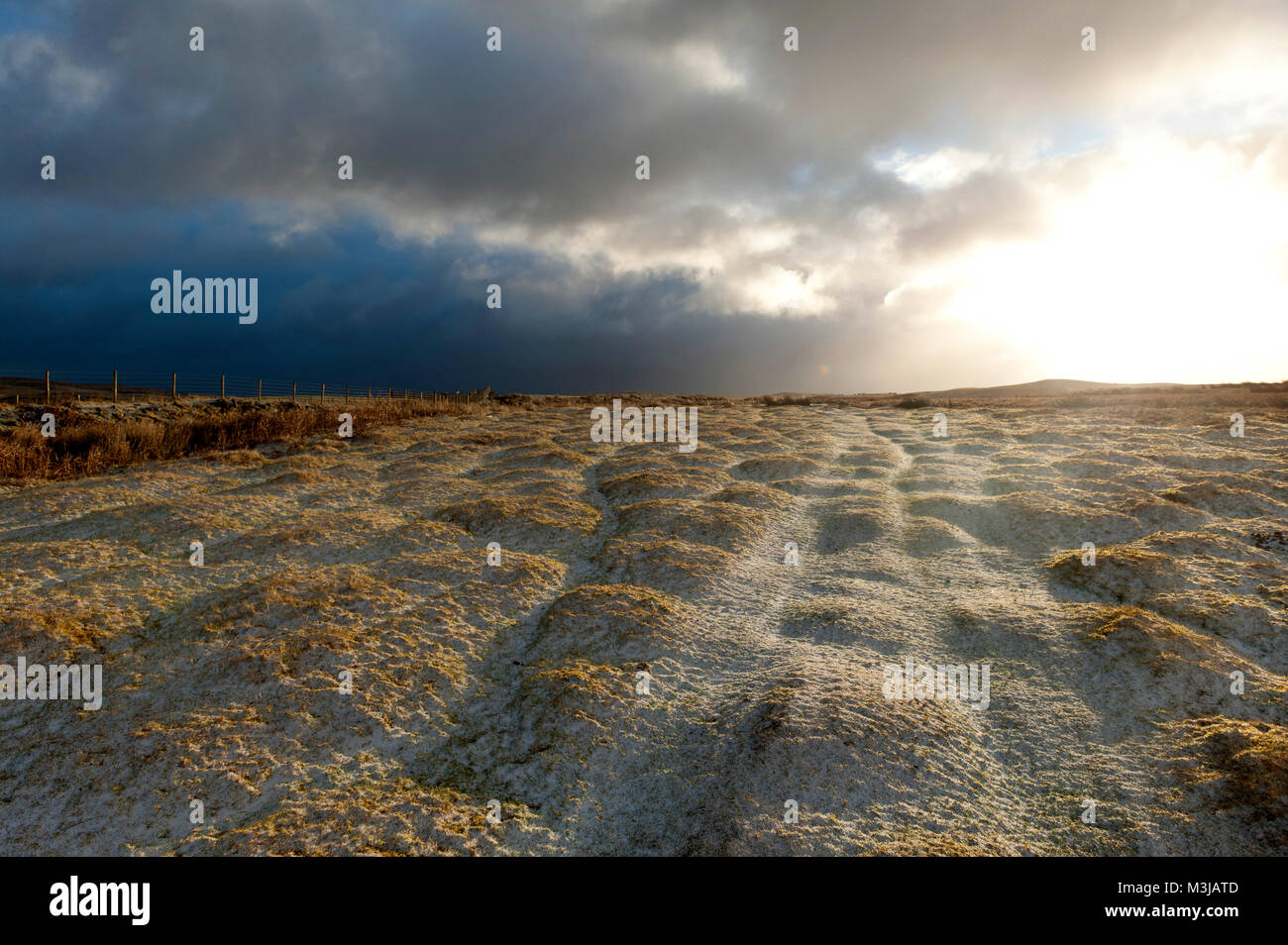 Builth Wells, Powys, UK. 11th February 2018. An early morning wintry ...