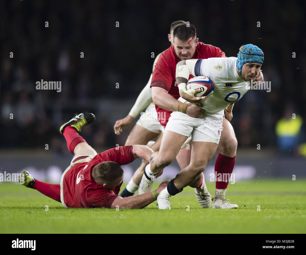 6 nations rugby wales v england hi-res stock photography and images - Alamy