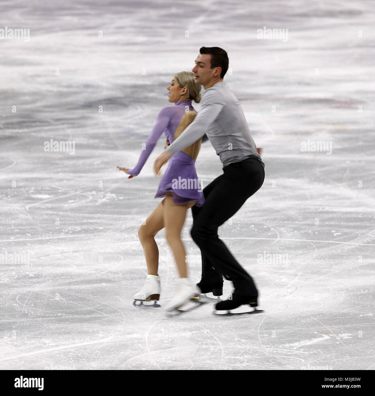 Gangneung, South Korea. 11th Feb, 2018. ALEXA SCIMECA KNIERIM and CHRIS ...