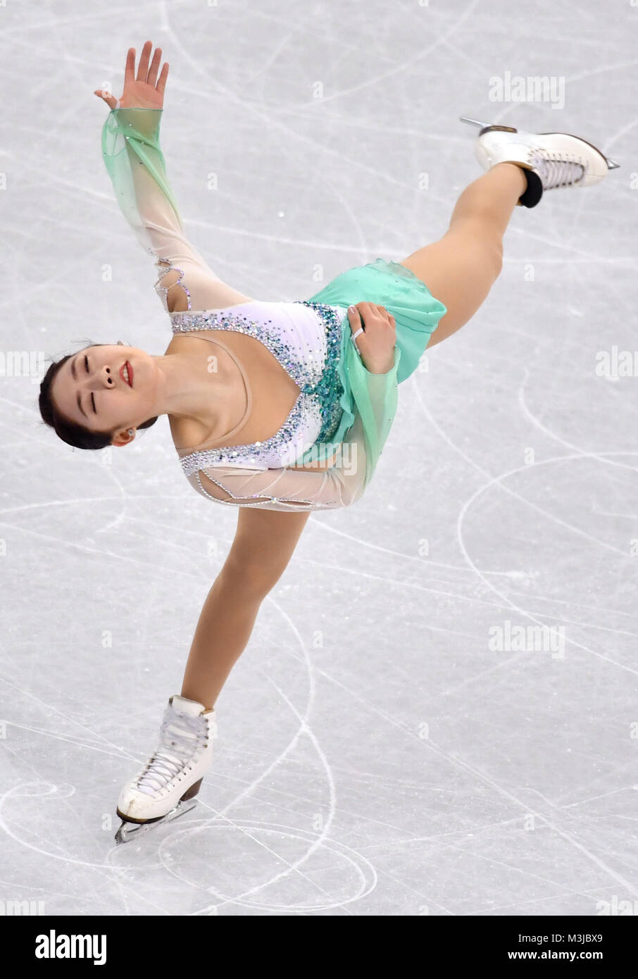 Gangneung, South Korea, 11 February 2018. Choi Da Bin of South Korea in ...