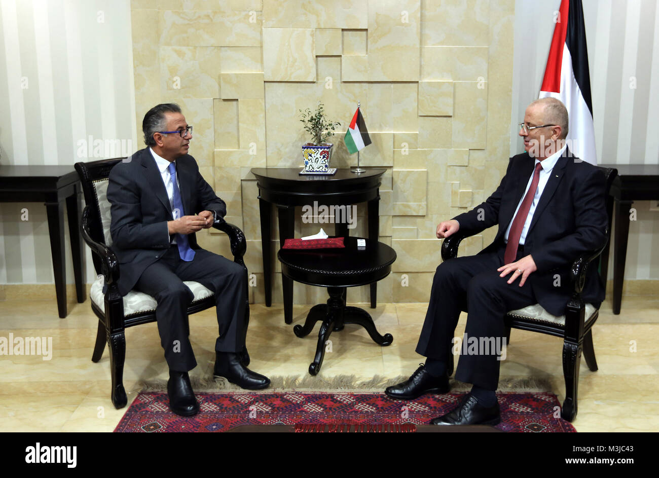 Ramallah, West bank, Palestinian Territory. 11th Feb, 2018. Palestinian ...