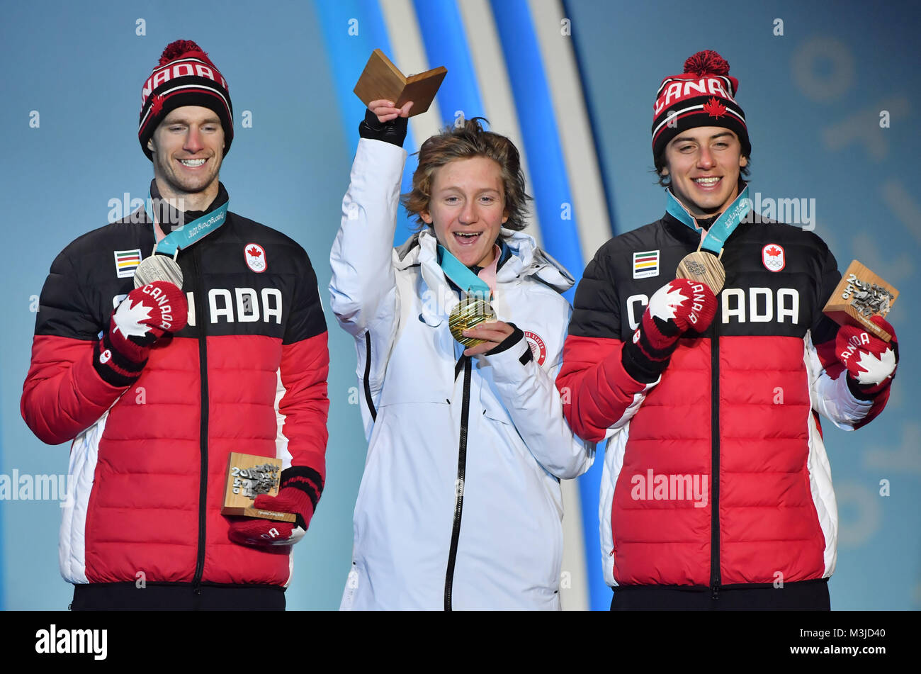 Pyeongchang, South Korea. 11th Feb, 2018. Champion Redmond Gerard of ...