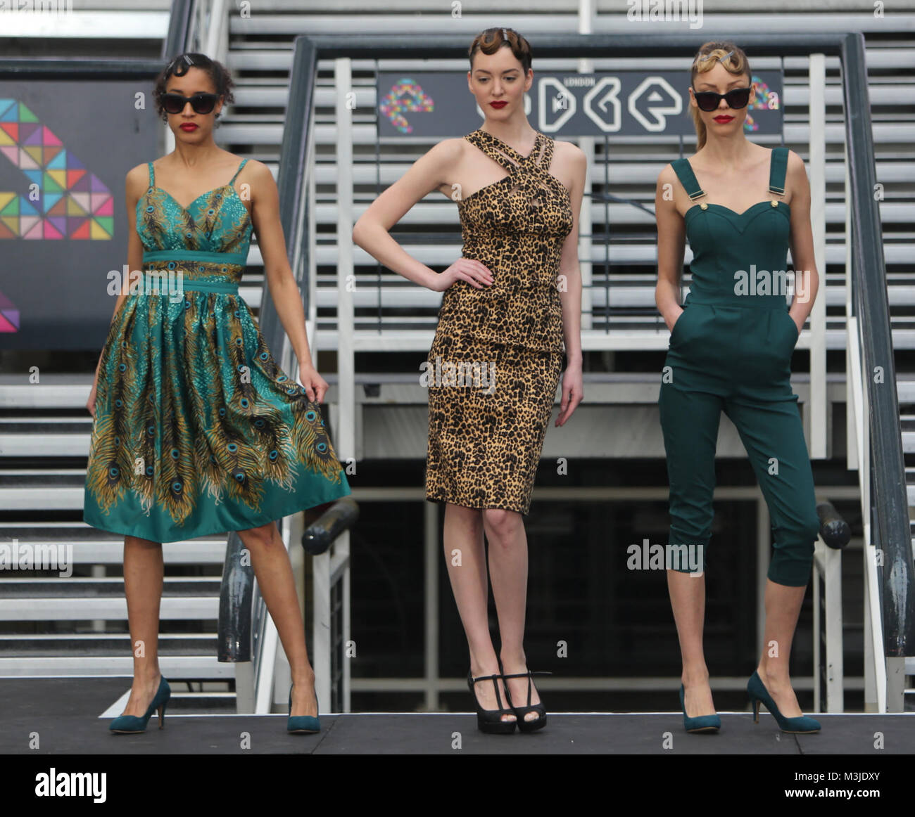 London, UK. 11th February, 2018. The London Edge fashion show showing ...