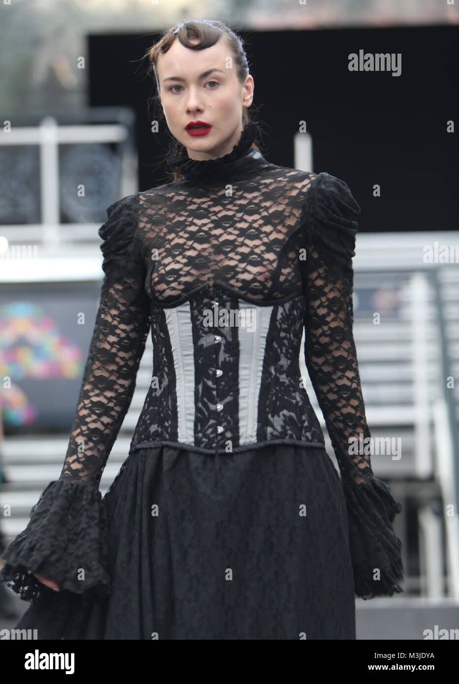 London, UK. 11th February, 2018. The London Edge fashion show showing ...