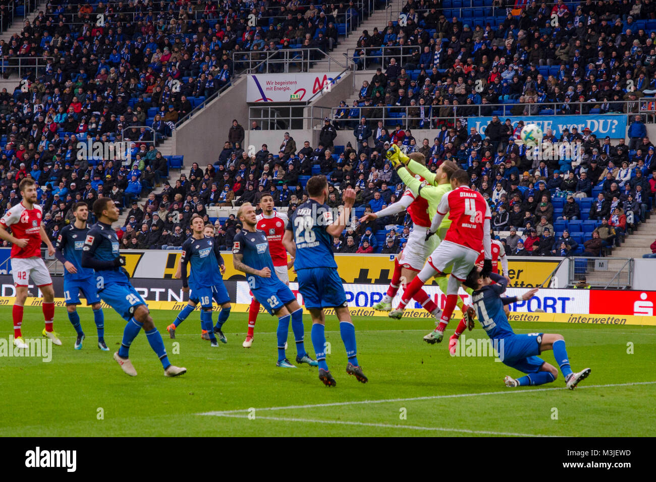 Emil Berggreen of Mainz 05 He scored the first goal for his team during ...
