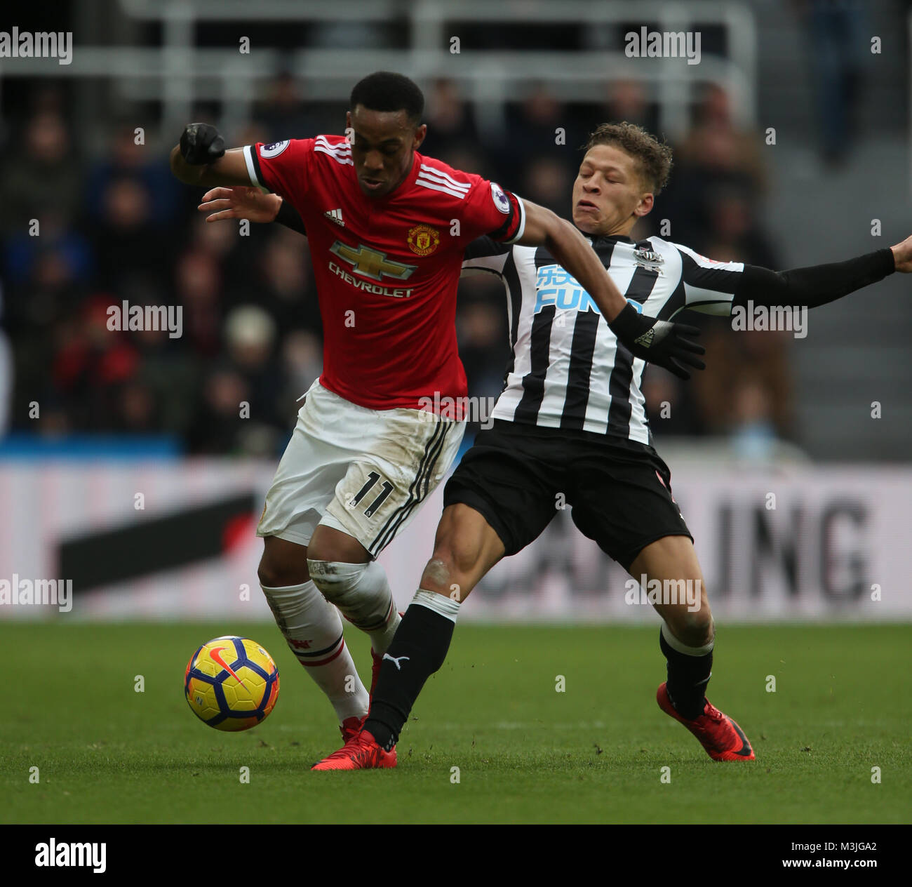 ANTHONY MARTIAL & DWIGHT GAYLE NEWCASTLE UNITED V MANCHESTER UNITED ...