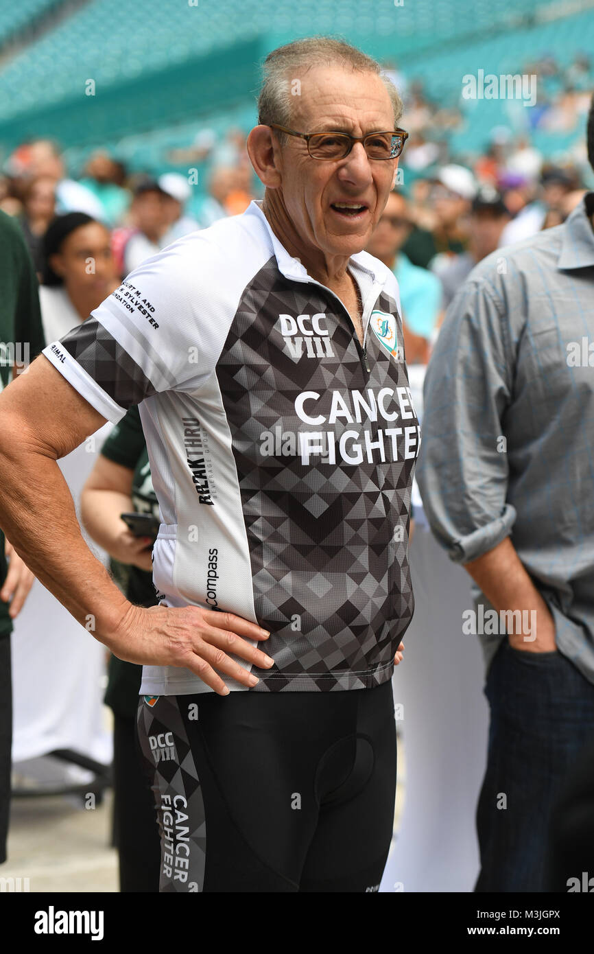 MIAMI, FL - FEBRUARY 10: Miami Dolphins owner Stephen M. Ross during ...