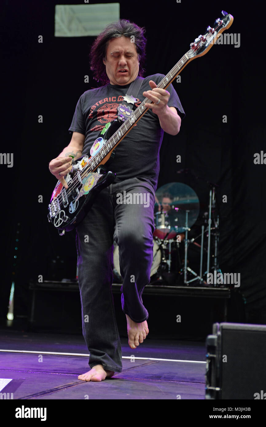 MIAMI, FL - FEBRUARY 10: Robby Takac of the Goo Goo Dolls performs ...
