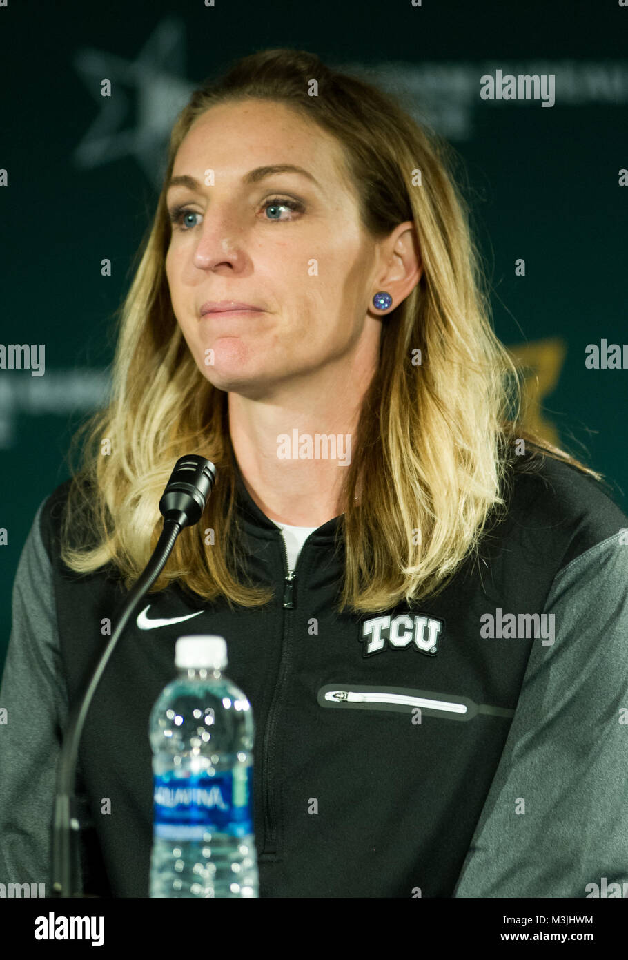 Waco, Texas, USA. 10th Feb, 2018. TCU Horned Frogs head coach RAEGAN ...