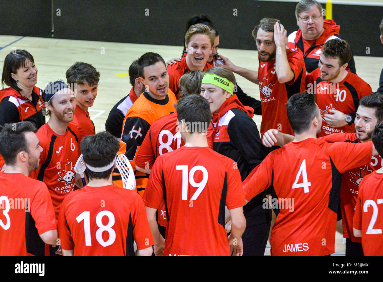 Toronto, Canada. 11th February, 2018. Players in action during the USA ...