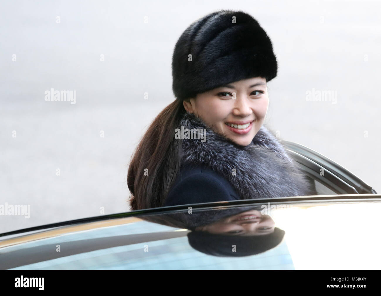 Seoul, South Korea. N Korean art troupe leader Hyon Song-wol, leader of ...