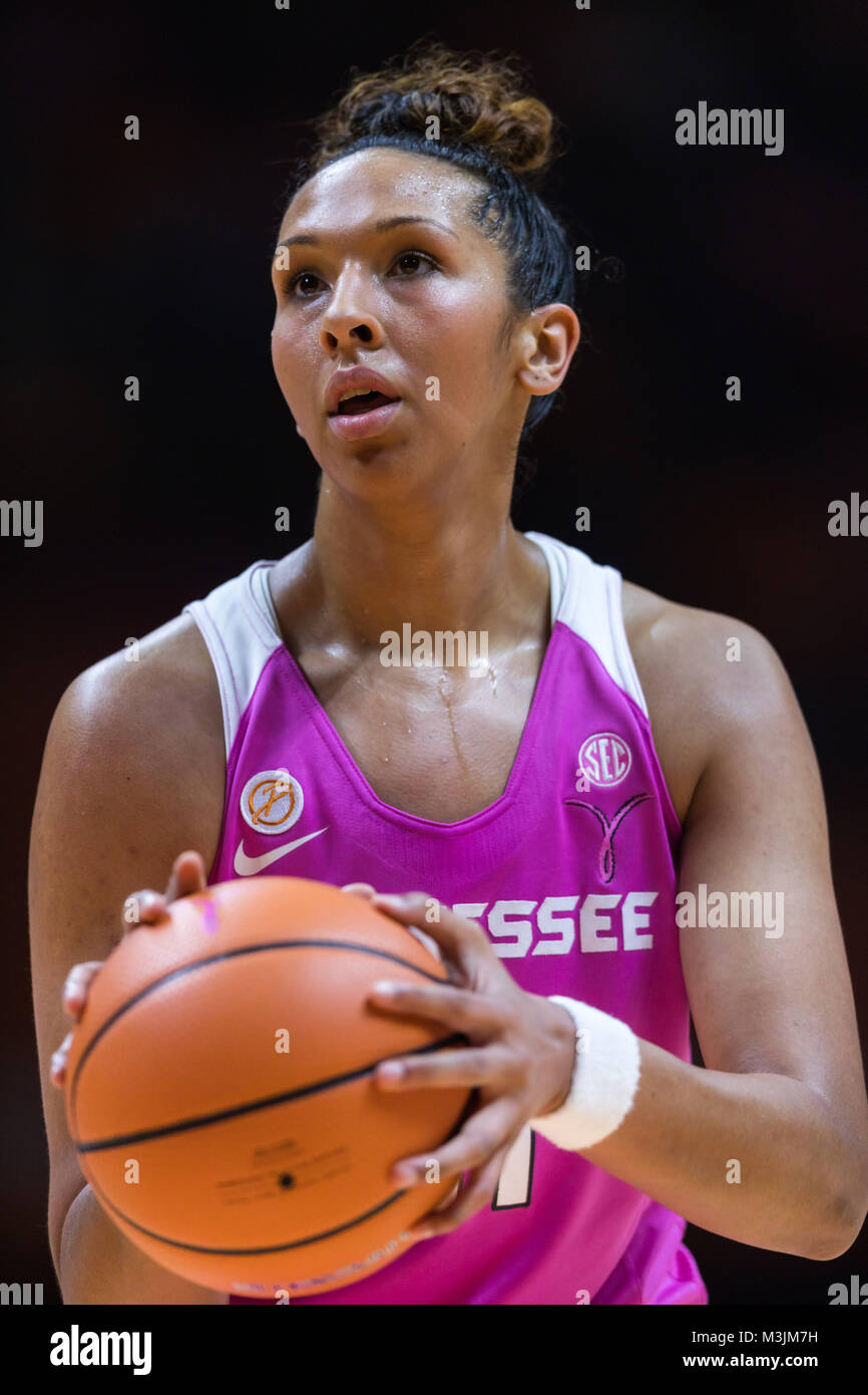 February 11, 2018: Mercedes Russell #21 of the Tennessee Lady ...