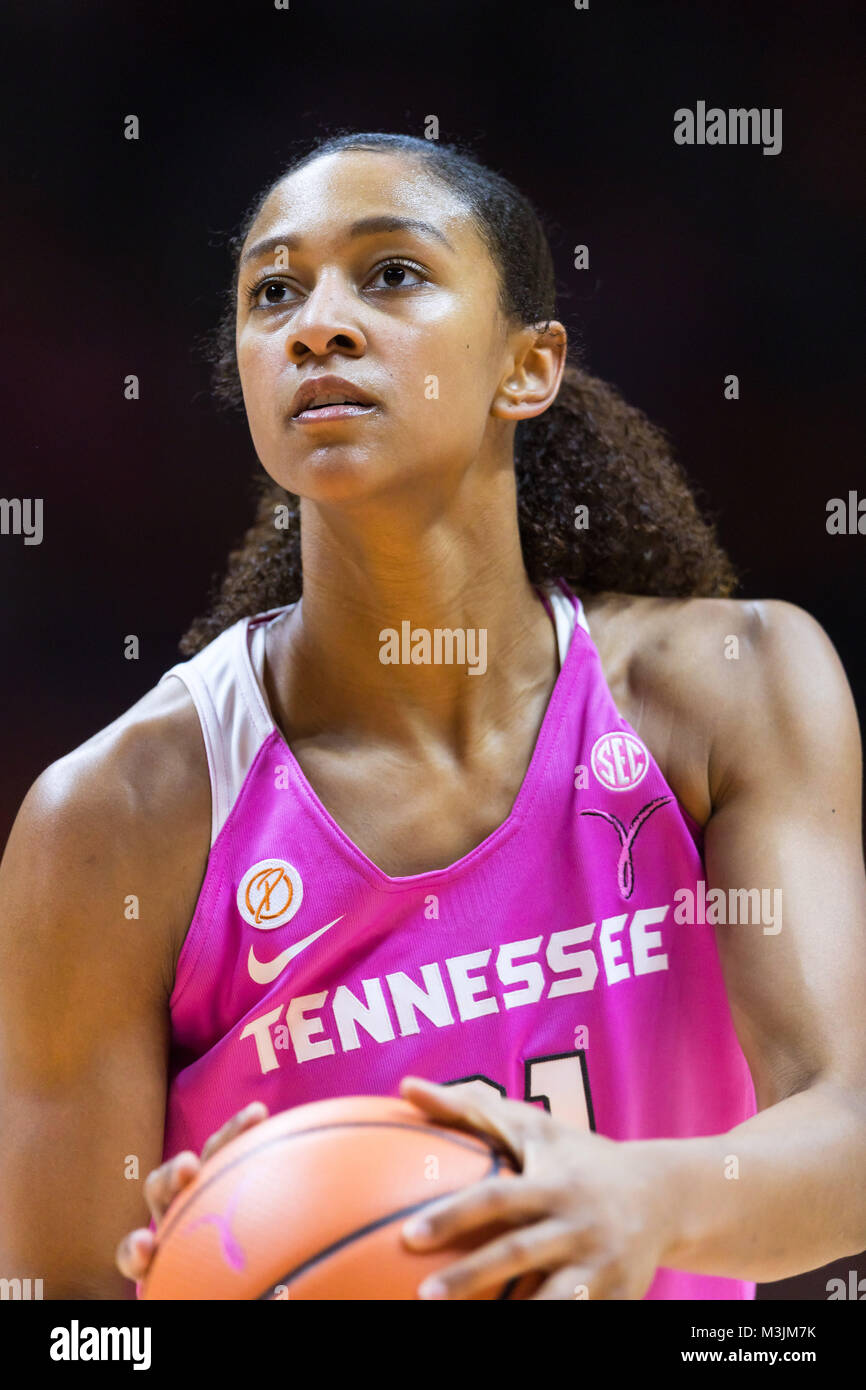 February 11, 2018: Jaime Nared #31 of the Tennessee Lady Volunteers ...