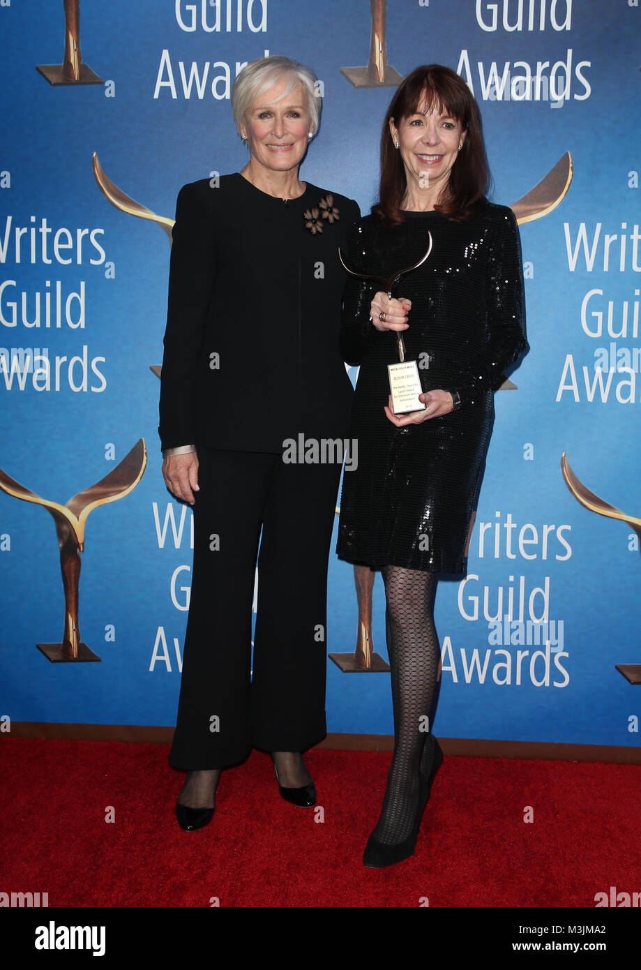 Beverly Hills, Ca. 11th Feb, 2018. Glenn Close and Alison Cross in the ...