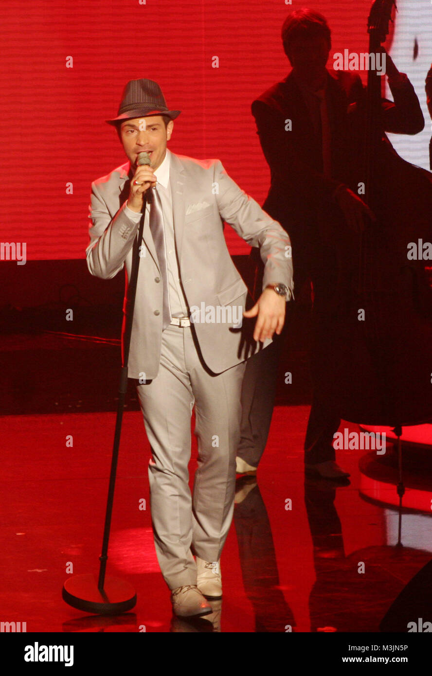 Monrose bei der Grand Prix General Probe heute in Hamburg Stock Photo ...