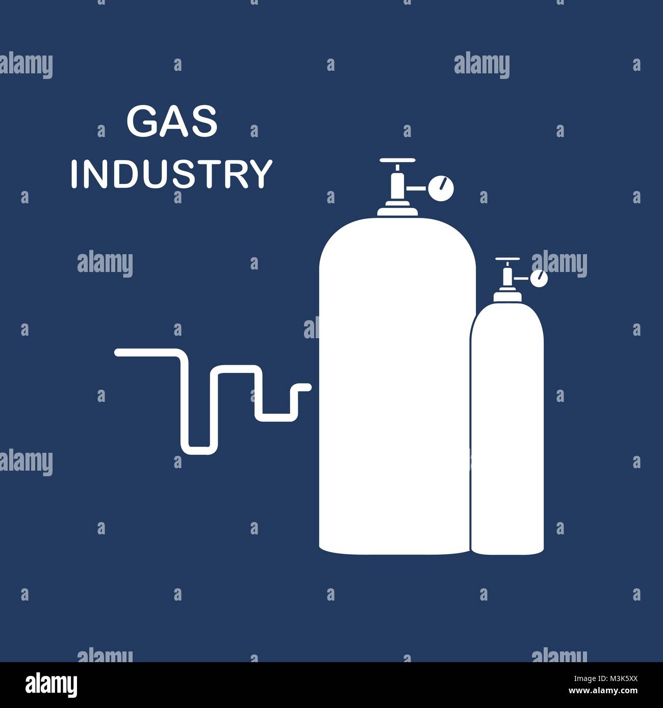 Liquid air energy storage plant Stock Vector Images - Alamy