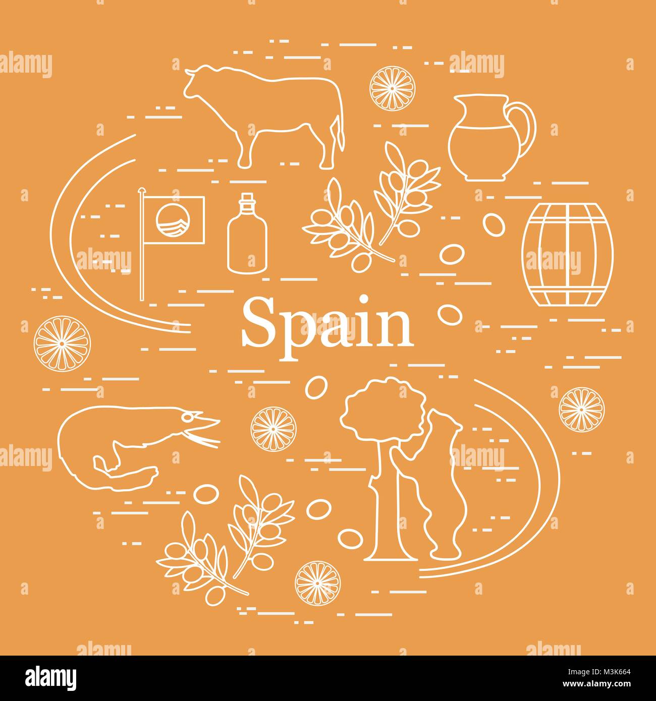 Bar design barcelona Stock Vector Images - Alamy