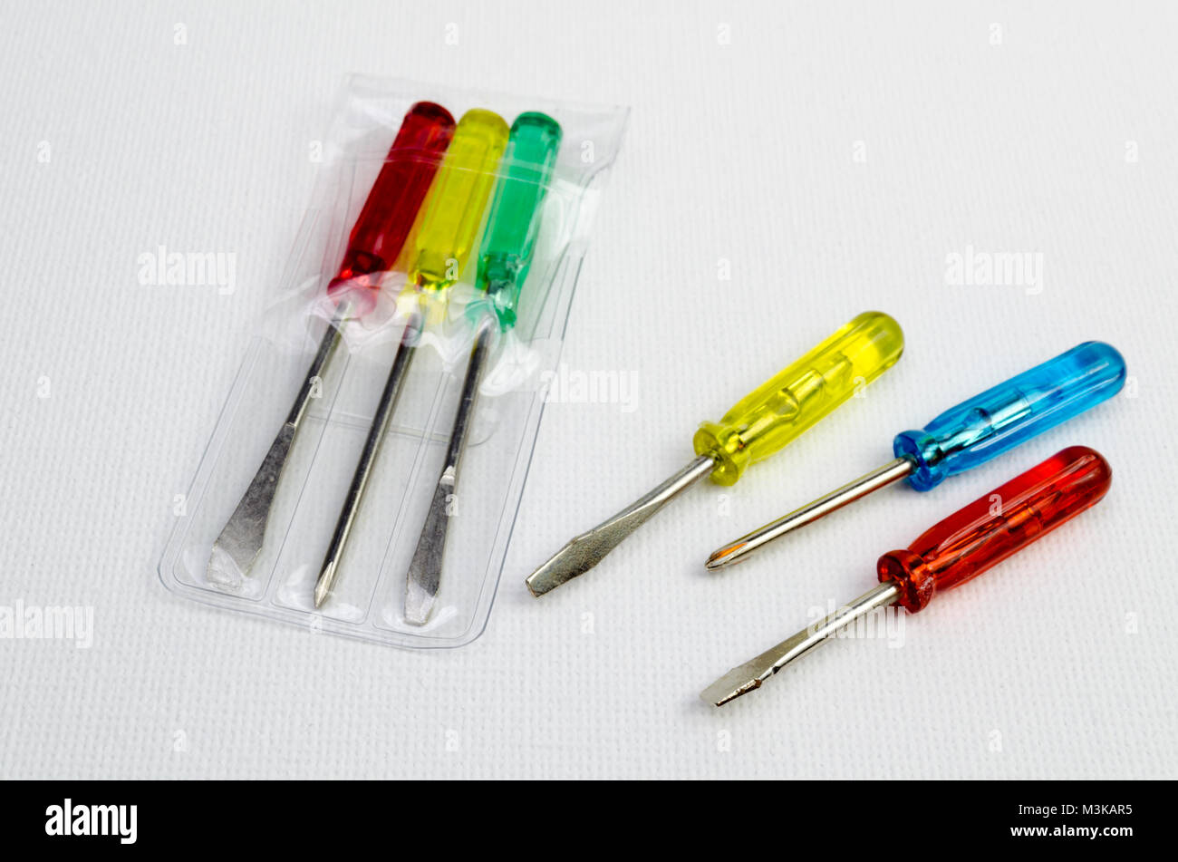 A Studio Photograph of Miniature Screwdrivers Stock Photo - Alamy