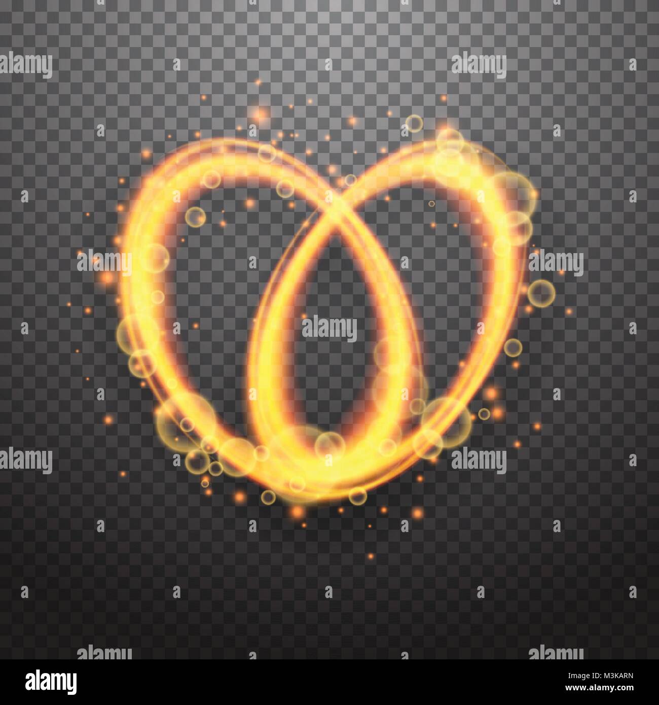 Shining light effect design element. Vector illustration Stock Vector ...