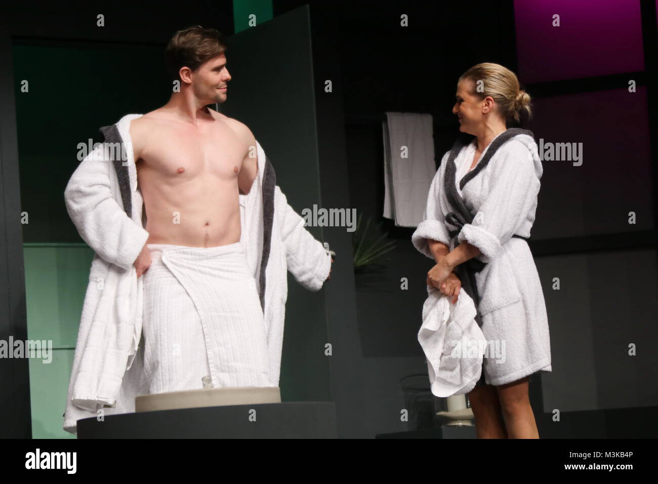 Jeanette Biedermann, Max Claus, Fotoprobe "Aufguss", Komoedie ...