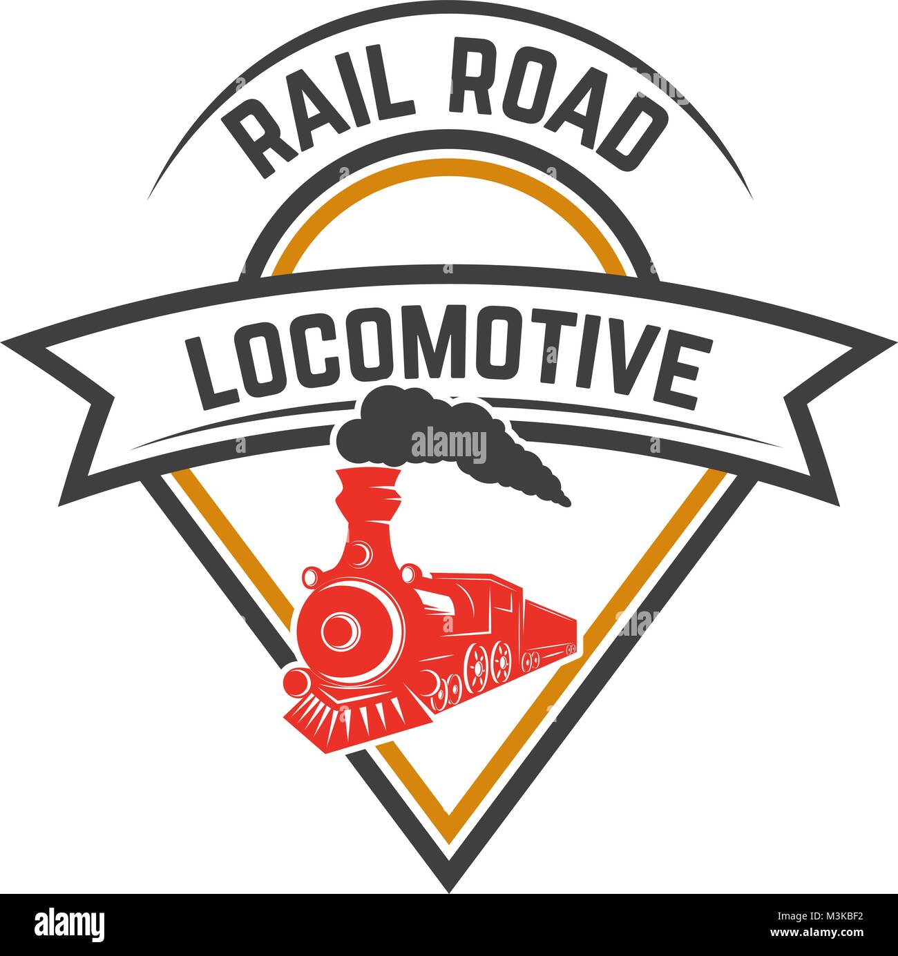 Metal locomotive artwork Stock Vector Images - Alamy