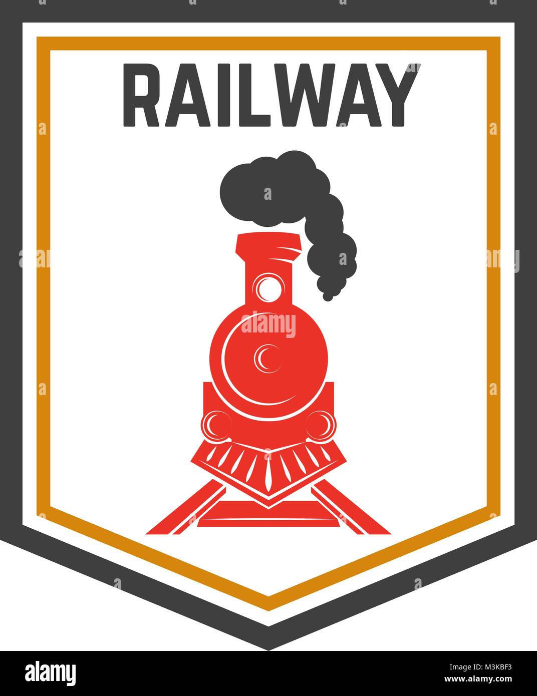 The rail trail Stock Vector Images - Alamy