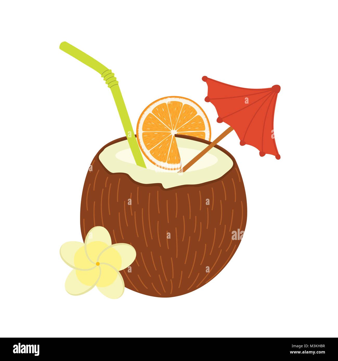 Nut beverage Stock Vector Images - Alamy