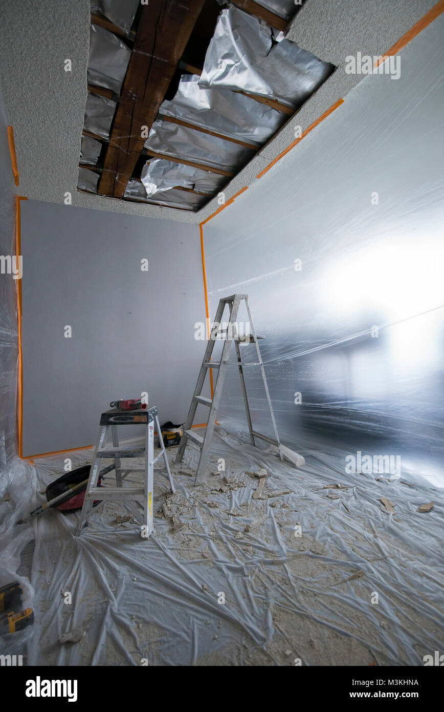 Repair ceiling hi-res stock photography and images - Alamy