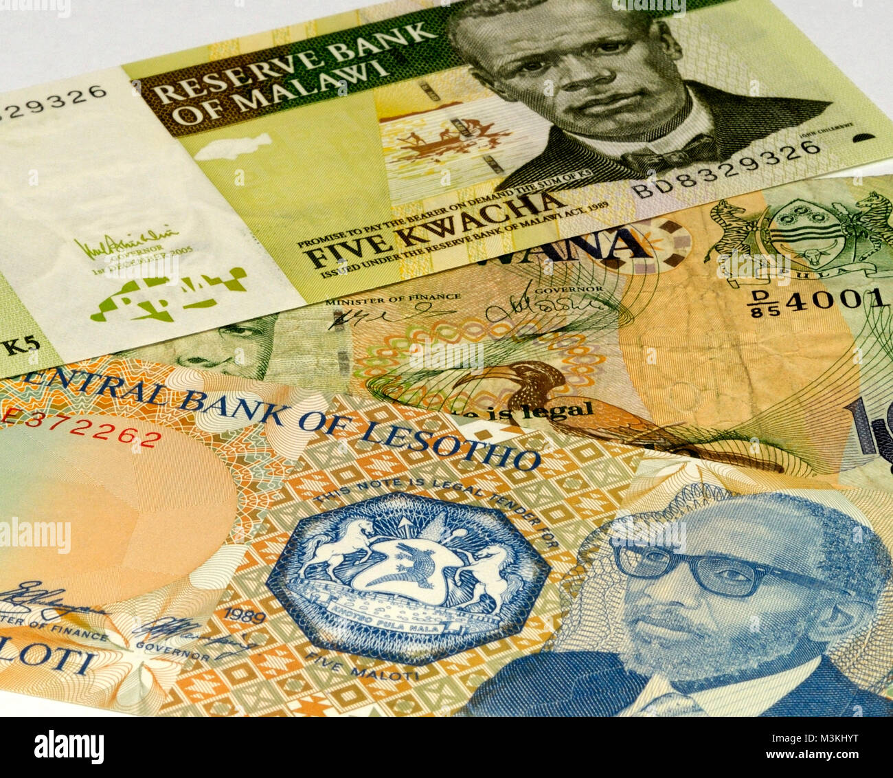 Pula banknotes botswana africa hi-res stock photography and images - Alamy