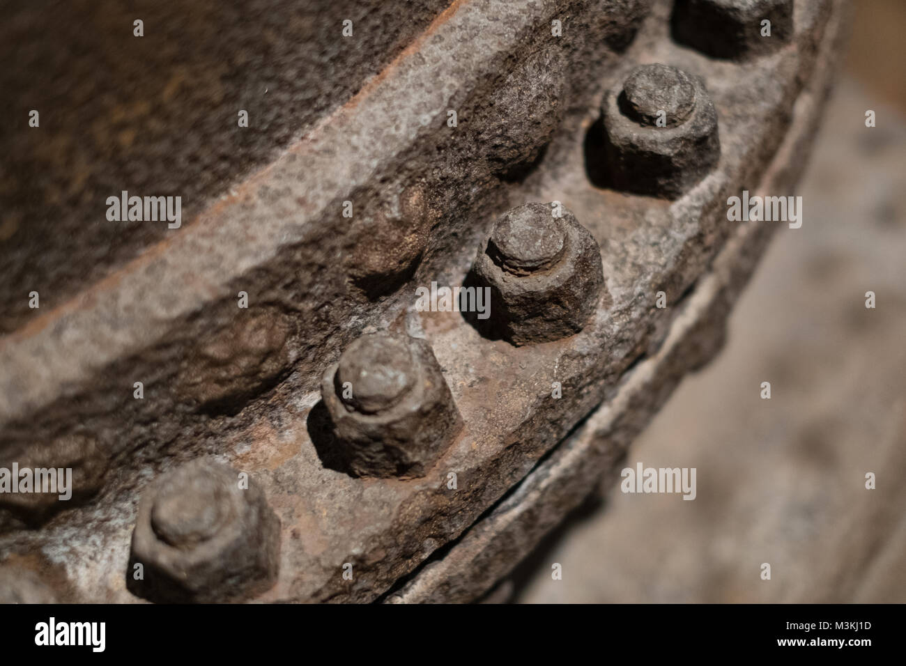 old screws and bolts closeup - rusty and eroded Stock Photo - Alamy