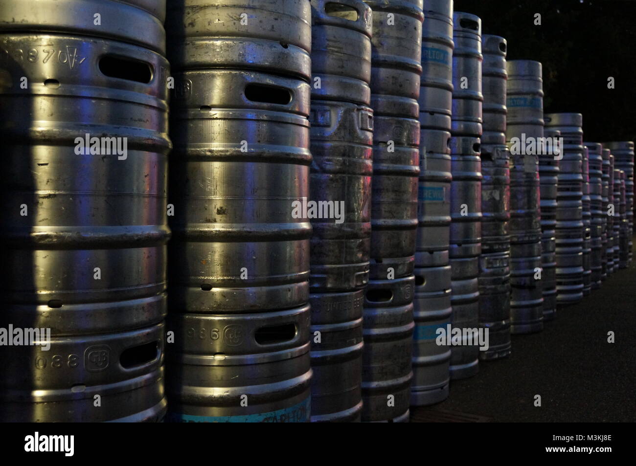 Casks of beer Stock Photo - Alamy