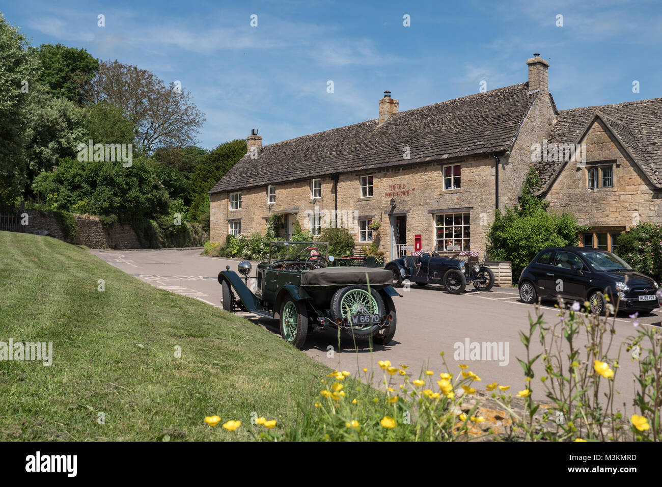 The Old Post Office at Guiting Power in the English Cotswolds along ...