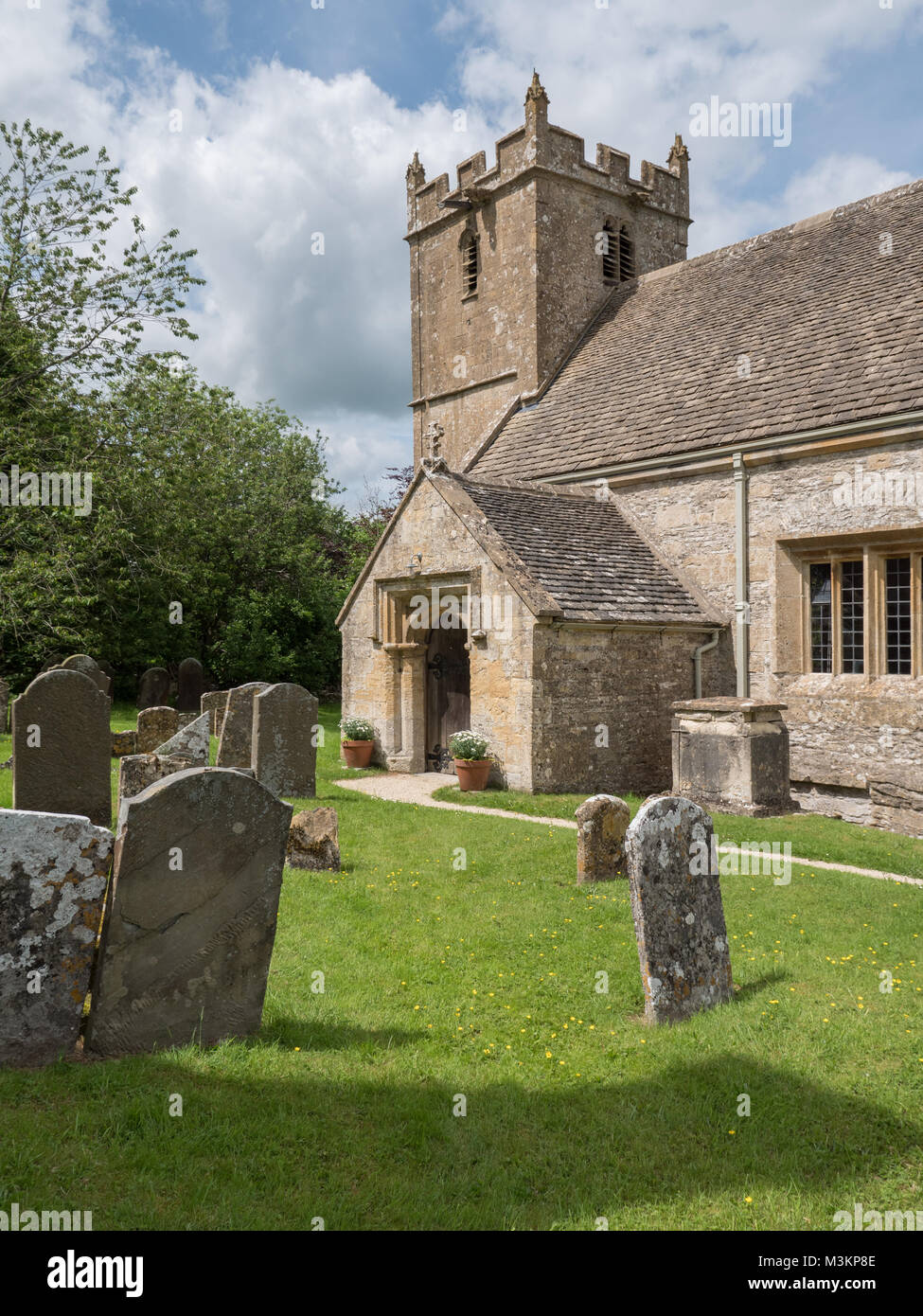 St. Edwards church at Hawling, Gloucestershire, in the English ...
