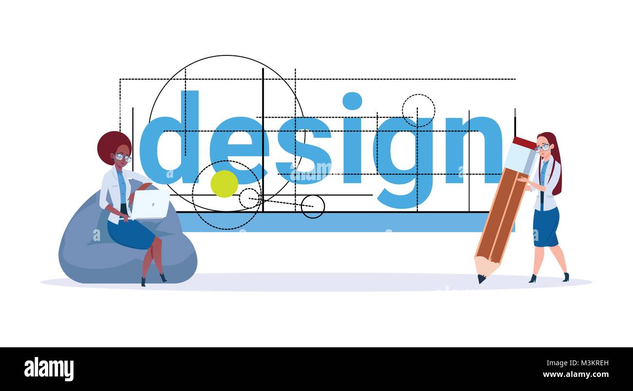 Creative Team Of Designers Working On Modern Business Project Web And ...