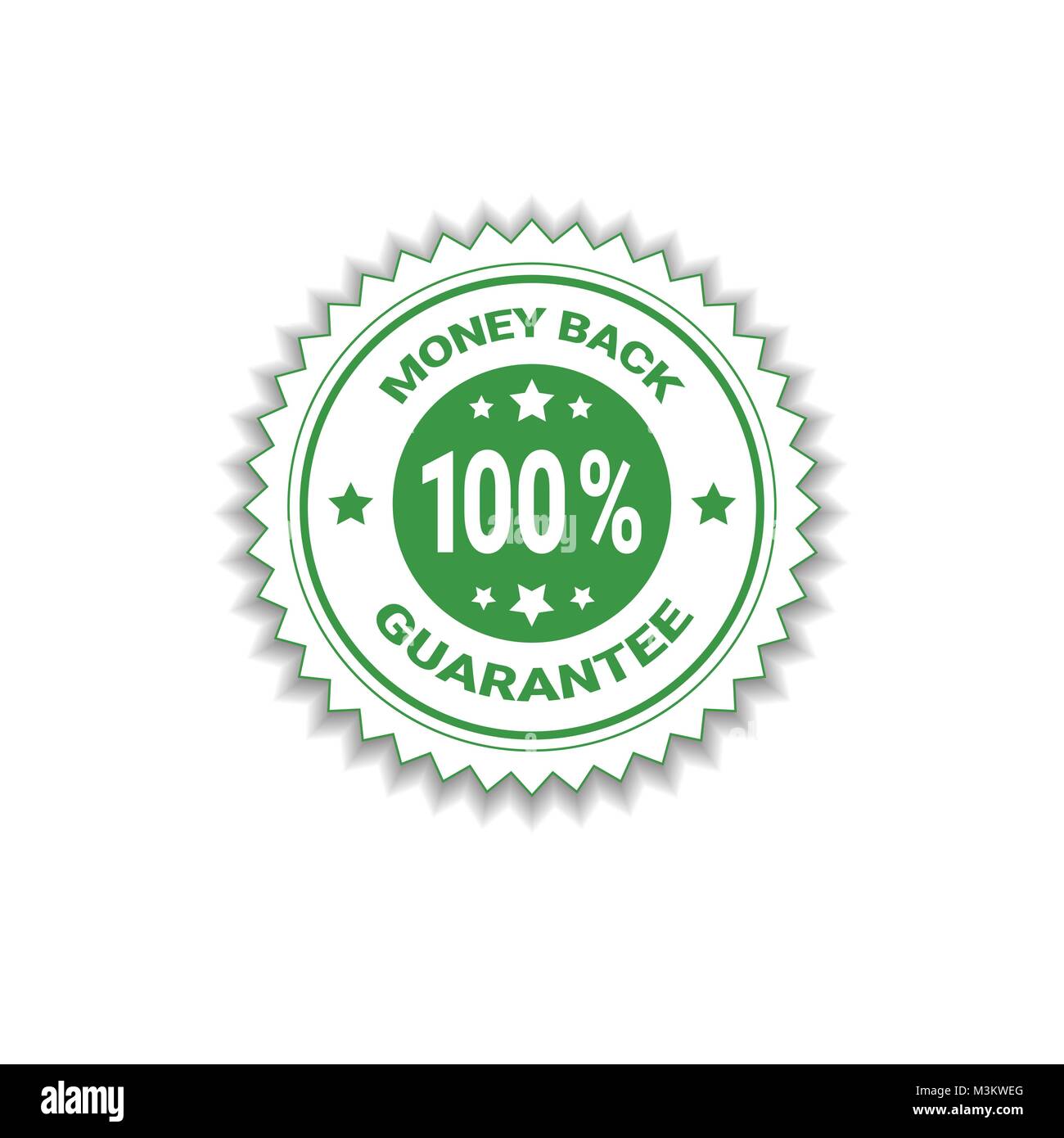 100 money back guarantee badge hi-res stock photography and images - Alamy