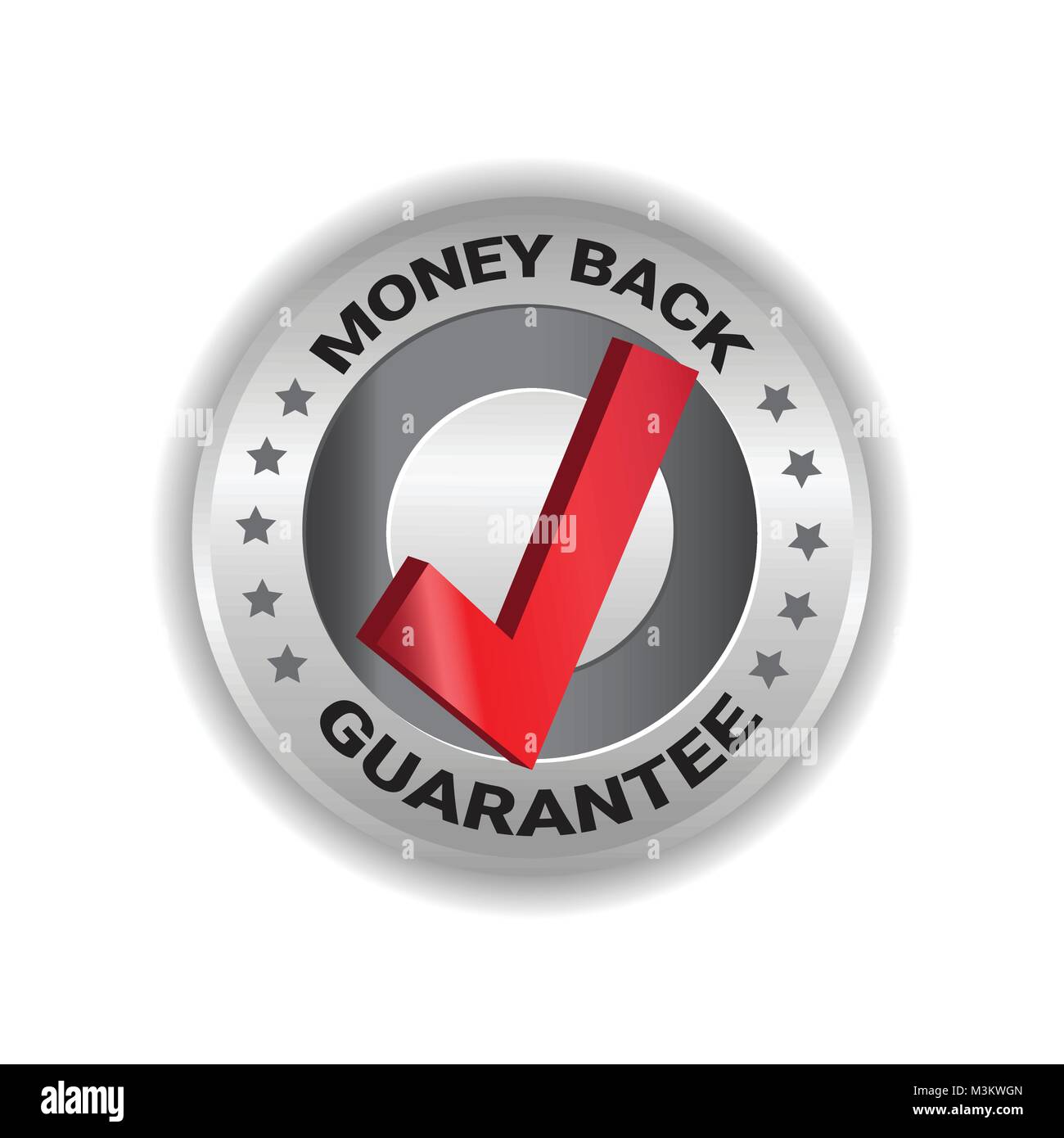 Money Back Tag Sign Guarantee Badge Template Label Isolated Stock ...